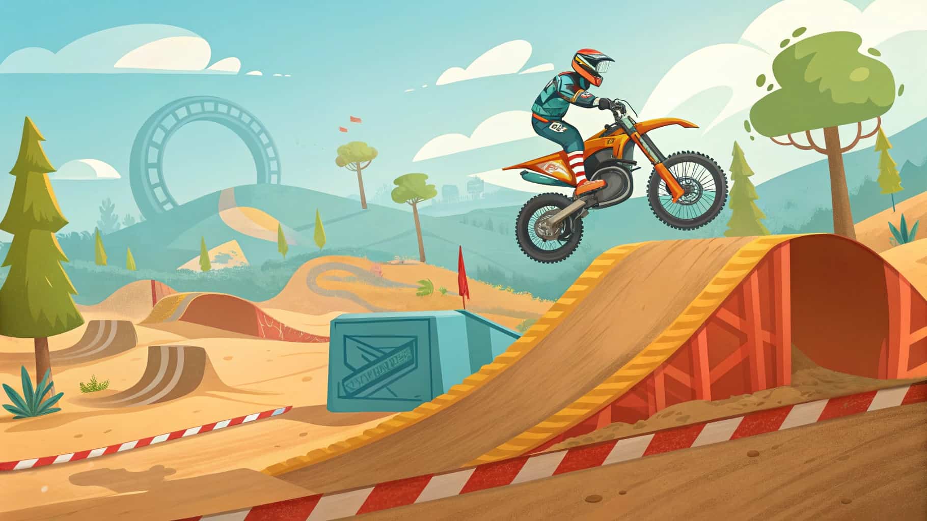 Moto X3M - The Thrilling Unblocked Bike Race Game!