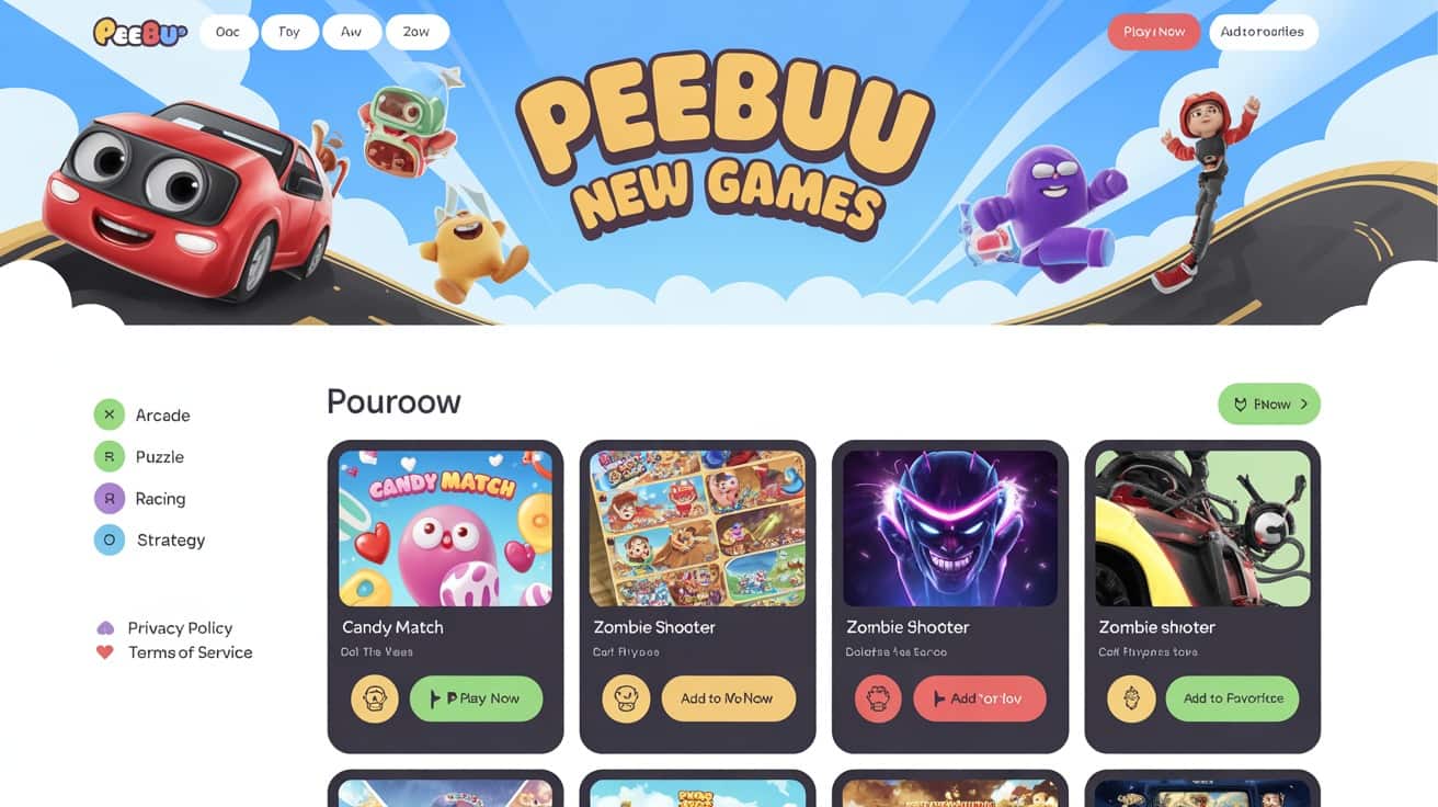 PeeBuu New Games - Play The Latest Free Online Games Now!
